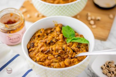 Nigerian Stewed Beans (Ewa Riro) - My Active Kitchen