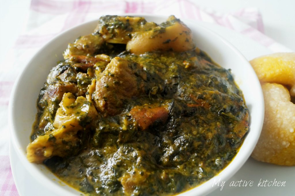 Bitter leaf soup (Ofe Onugbu) - My Active Kitchen