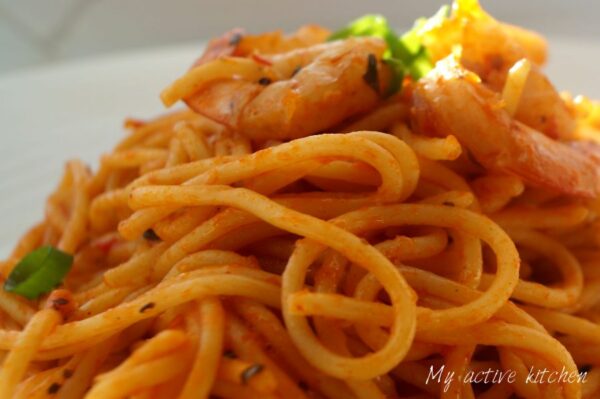 Jollof Spaghetti... - My Active Kitchen