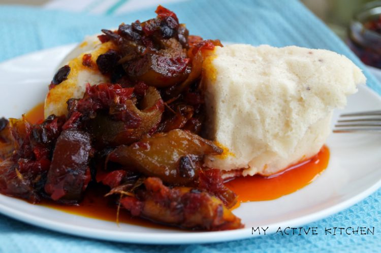 Ofuloju (Ekuru) With Ata Dindin - My Active Kitchen