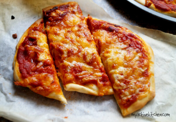Easy Cheese and Tomato Pizza - My Active Kitchen