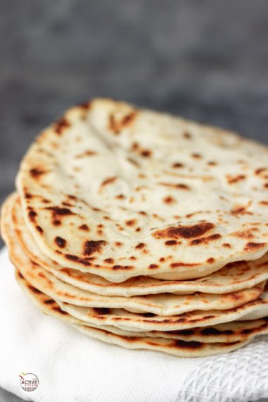 Homemade Shawarma Bread (Flour Tortilla) - My Active Kitchen