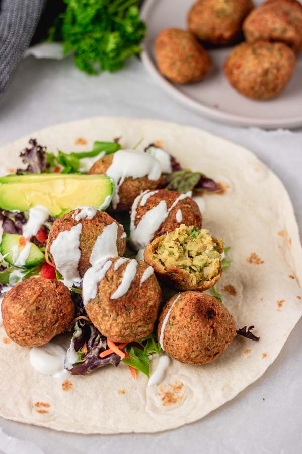 Spicy Falafel Wrap Recipe - My Active Kitchen