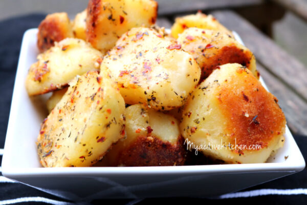 Easy Roasted Potatoes - My Active Kitchen
