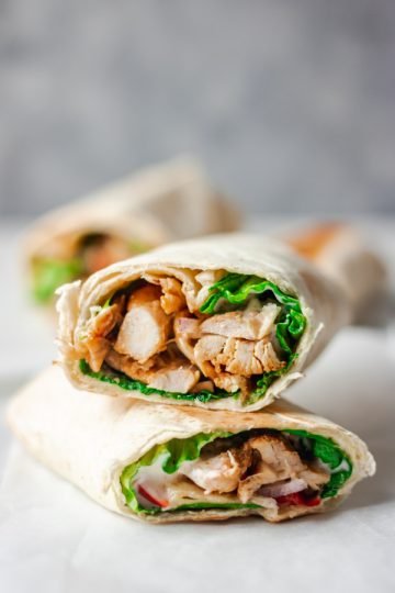 Easy Chicken Wrap - My Active Kitchen