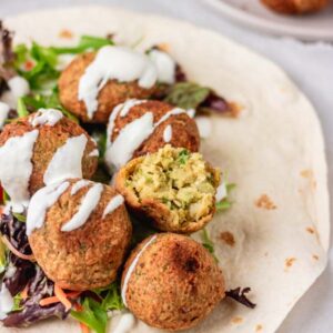 Spicy Falafel Wrap Recipe - My Active Kitchen